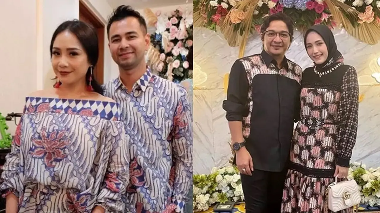 6 Pasangan Seleb yang Pakai Baju Sama Saat Kondangan, Kompak Banget ...