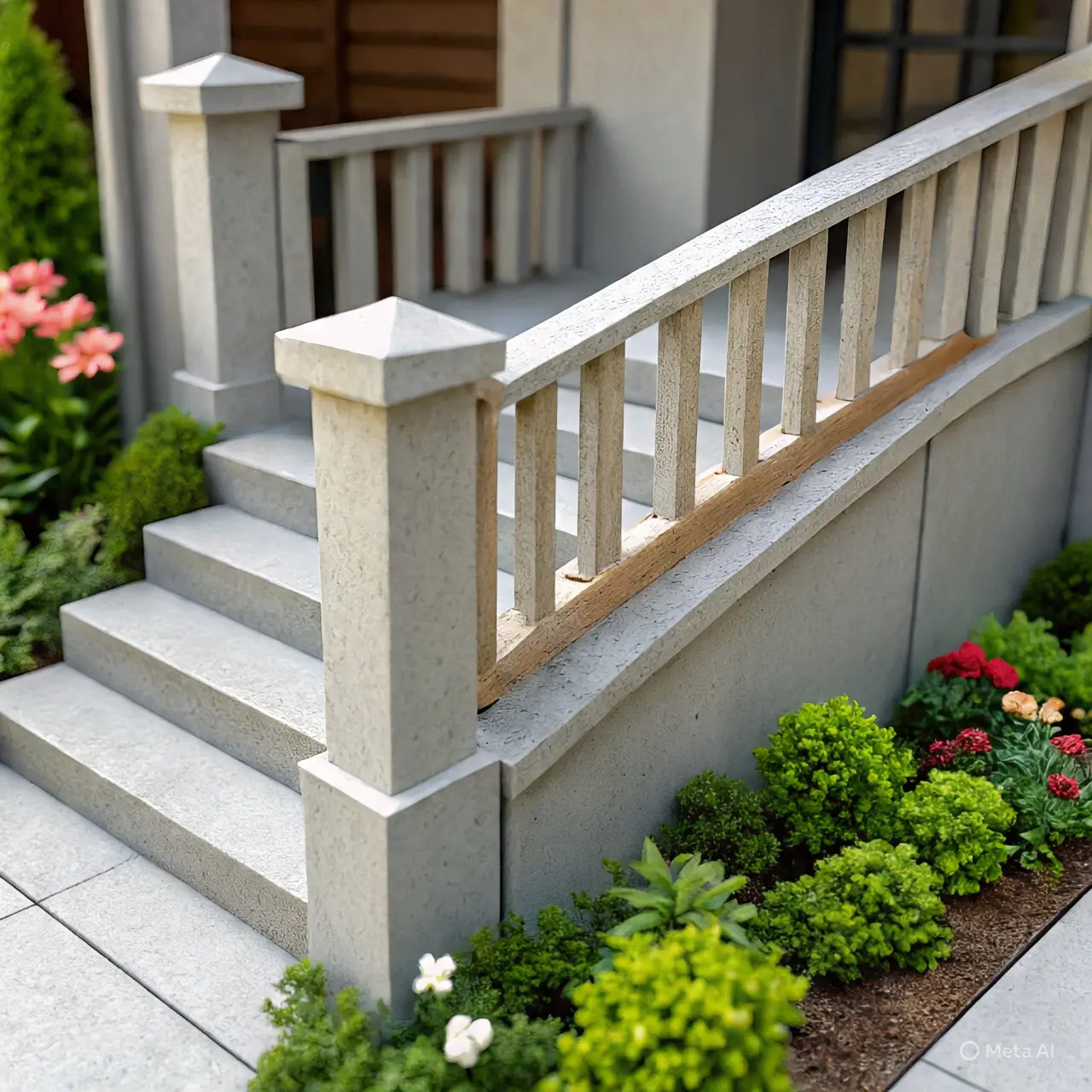 12 Model Anak Tangga Teras Depan Rumah Terbaru 2025, Tampil Modern dan ...