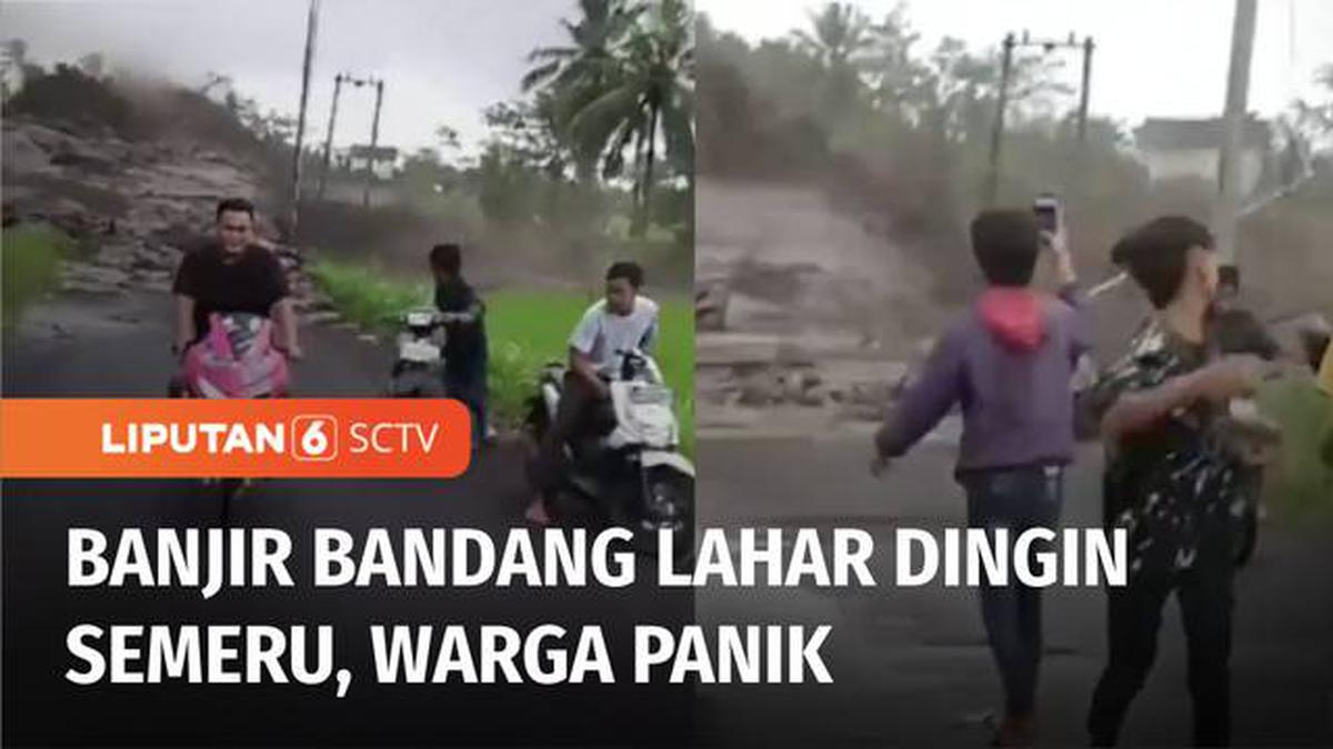 VIDEO: Banjir Bandang Lahar Dingin Semeru Mengakibatkan Tiga Jembatan Ambrol - TV Liputan6.com