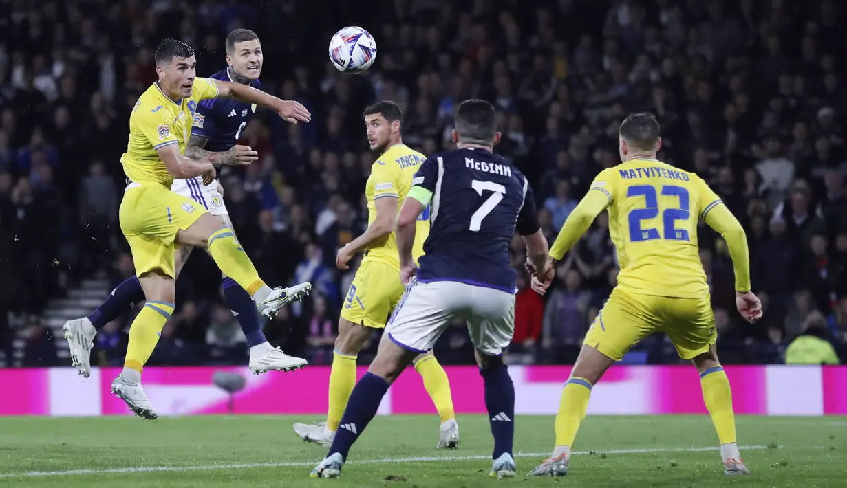 Foto: Tuntaskan Misi Balas Dendam, Skotlandia Gulung Ukraina 3 Gol ...