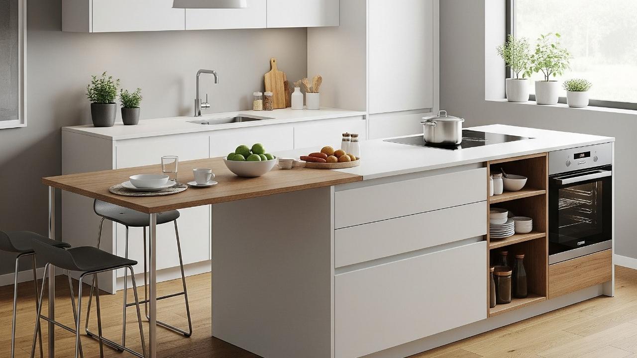 8 Desain Dapur Minimalis dengan Kitchen Island Fungsional dan Estetis ...