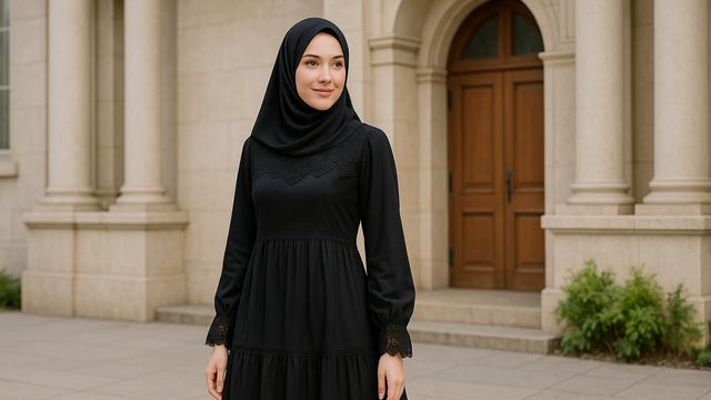 12 Inspirasi Dress Hitam Berlayer yang Bikin Penampilan Makin Anggun ...