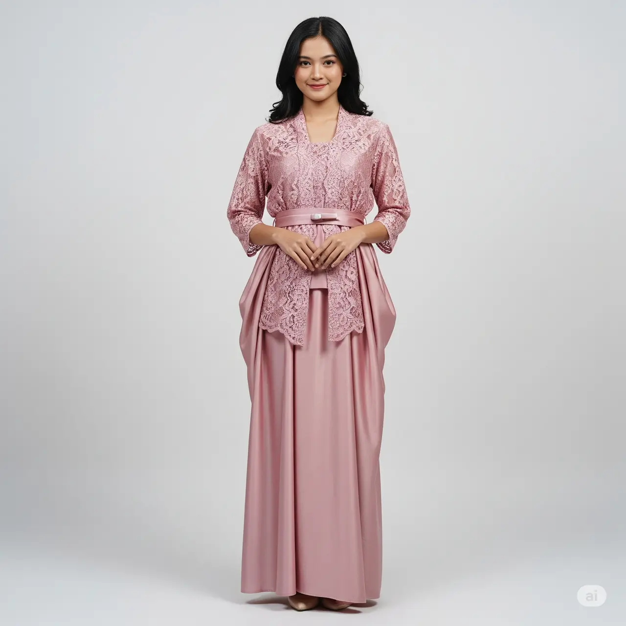 11 Model Baju Satin Kombinasi Brokat Terbaru yang Elegan dan Menawan ...
