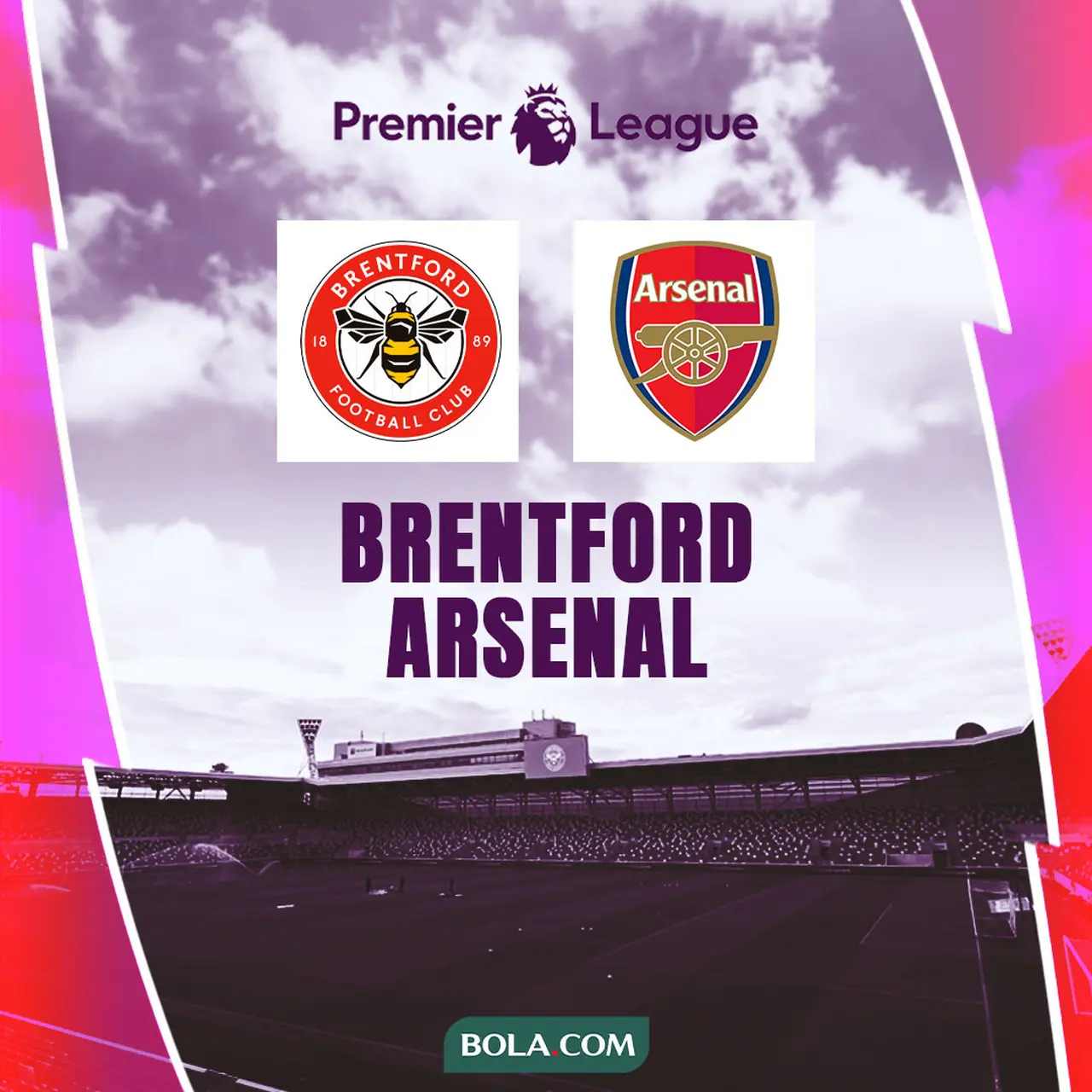 Link Live Streaming Liga Inggris Brentford Vs Arsenal Inggris