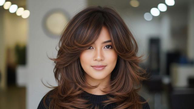 10 Model Rambut Wanita Panjang Blow ala Salon Tren 2025, Tampil Glamor ...