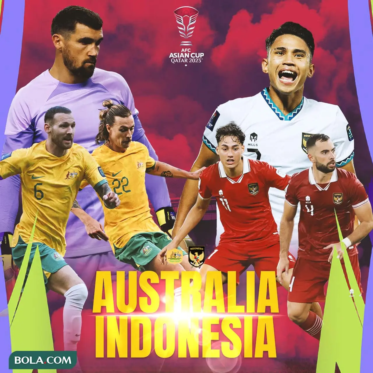 Jadwal Siaran Langsung 16 Besar Piala Asia 2023: Australia Vs Indonesia ...