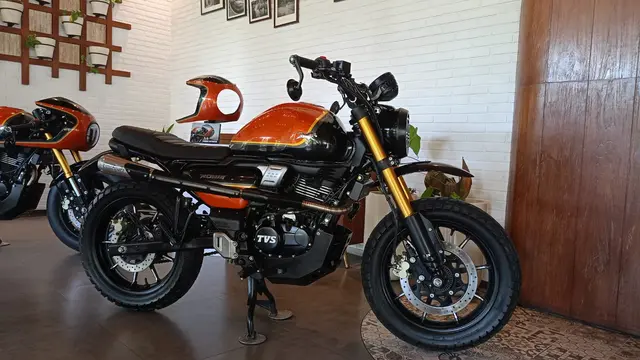 Tampilan Keren Motor Kustom TVS Ronin Pakai Aksesori DM Work - Otomotif ...
