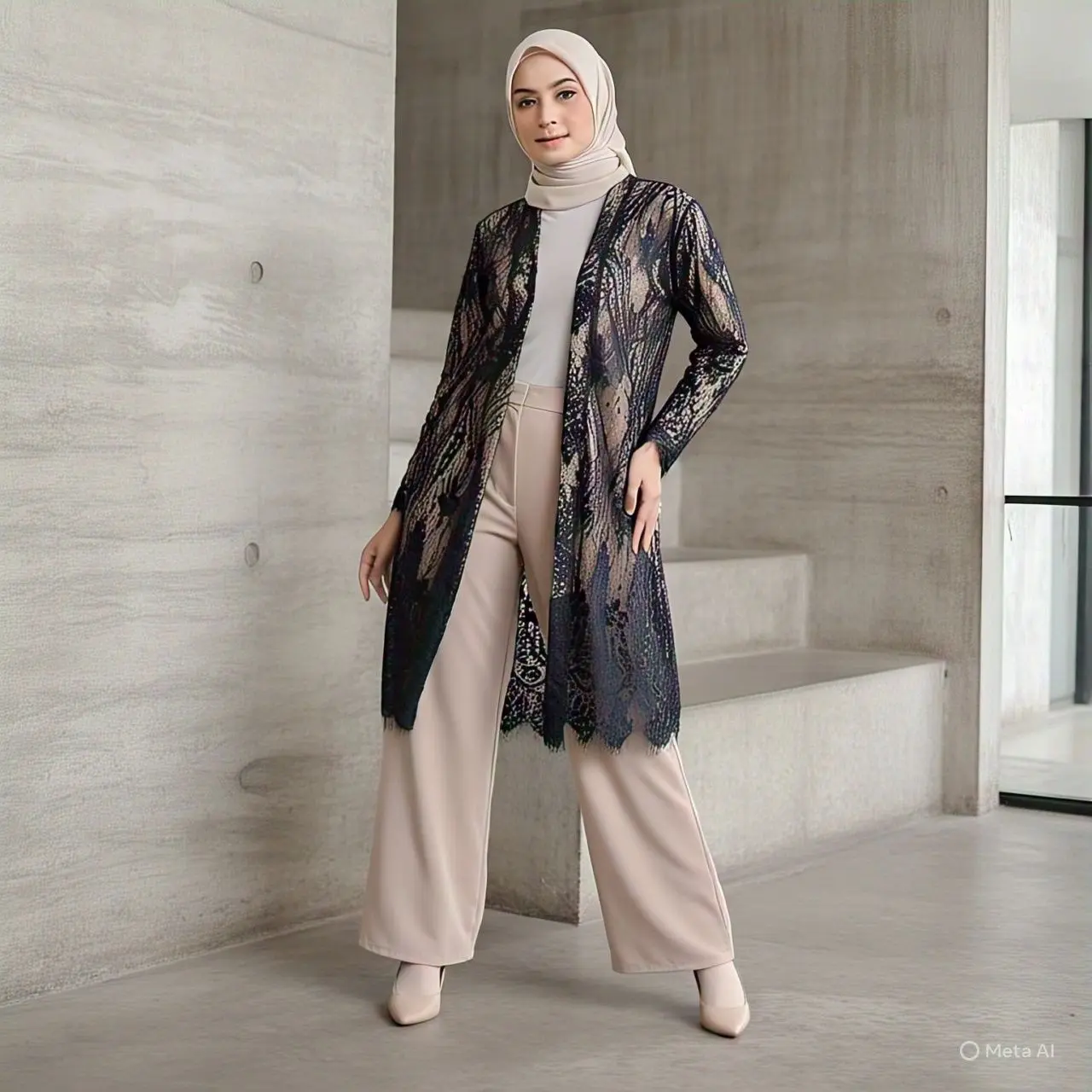 7 Model Kebaya Modern Brokat Hijab,Gaya Terbaru dan Elegan untuk ...