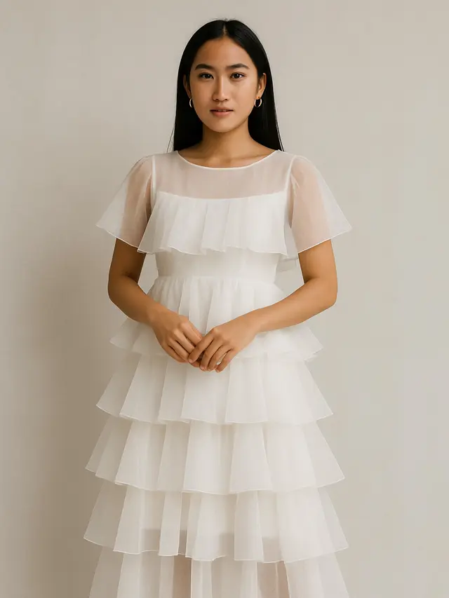 5 Inspirasi Dress Warna Putih yang Cantik dan Anggun 2025, dari Formal ...