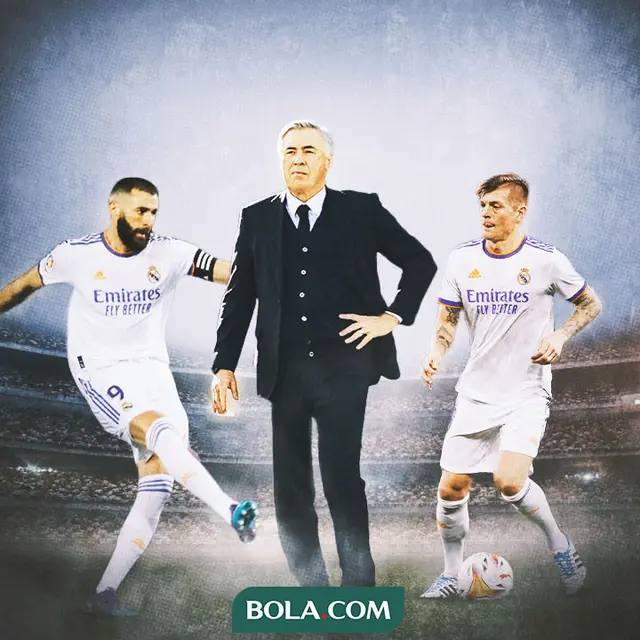 Liga Spanyol: Carlo Ancelotti Pastikan Karim Benzema, Toni Kroos, dan ...