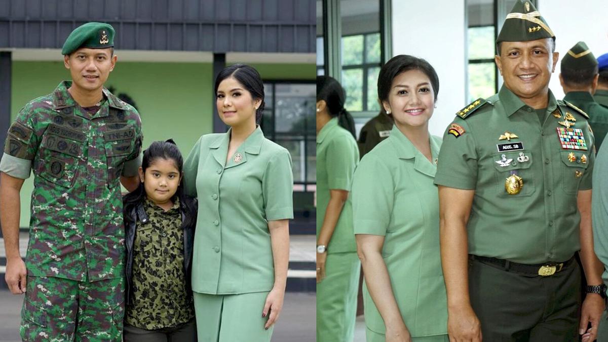 6 Adu Gaya Artis Pakai Seragam Persit, Ayu Ting Ting Segera Nyusul - Fashion Fimela.com