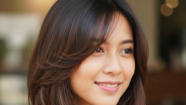10 Model Rambut Medium dengan Poni Anti Lepek, Tampil Stylish Sepanjang ...