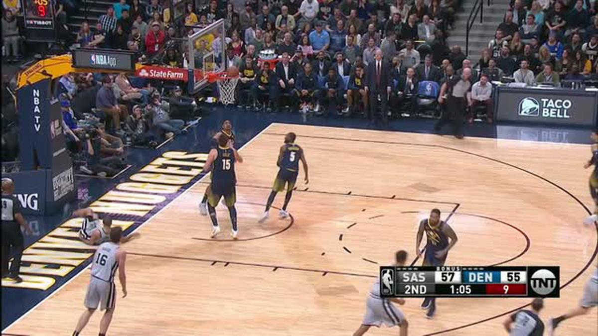 VIDEO : GAME RECAP NBA 2017-2018, Nuggets 117 vs Spurs 109 - NBA Bola.com