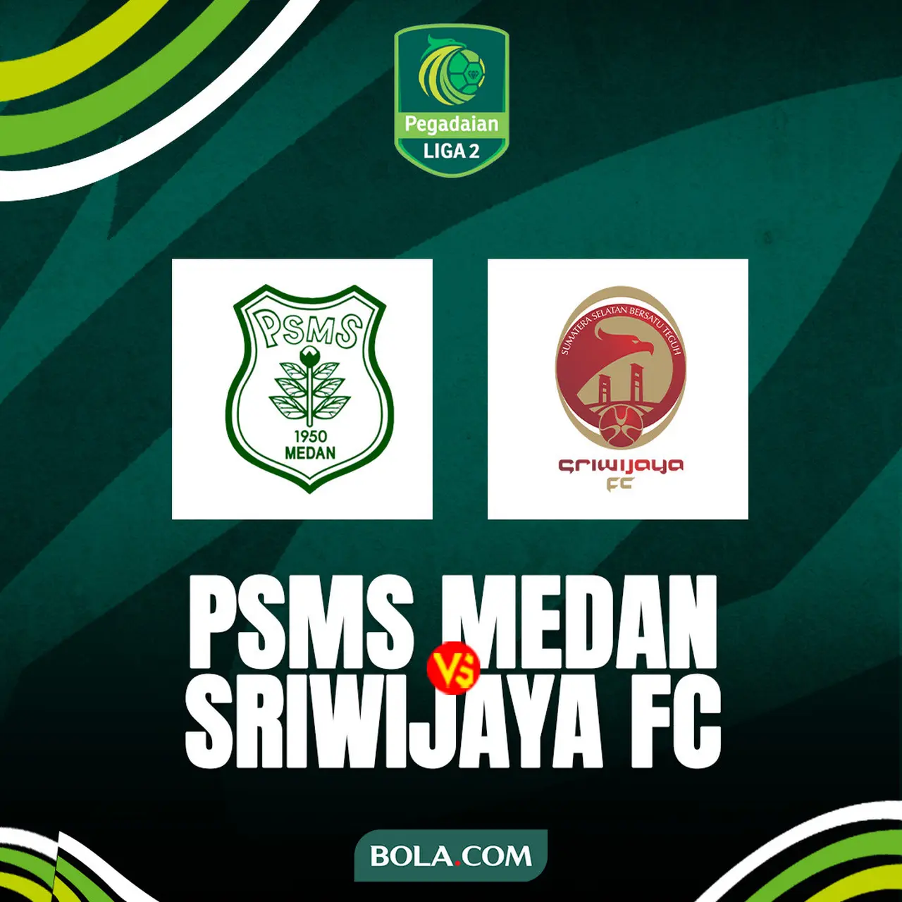 Hasil Pegadaian Liga 2: Duel Seru PSMS Vs Sriwijaya FC Berakhir Remis ...