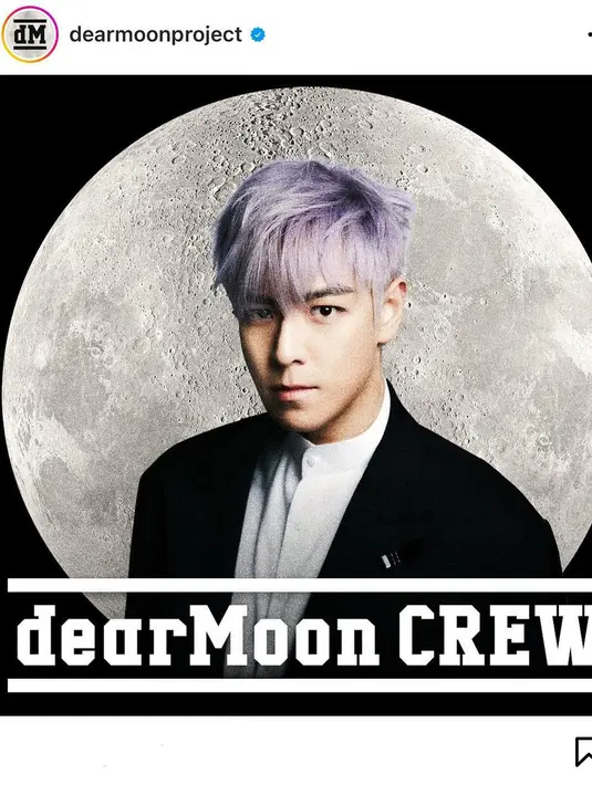 TOP Bigbang Siap Tempuh Perjalanan ke Luar Angkasa dalam Misi DearMoon, Fans: Idol Lain ...