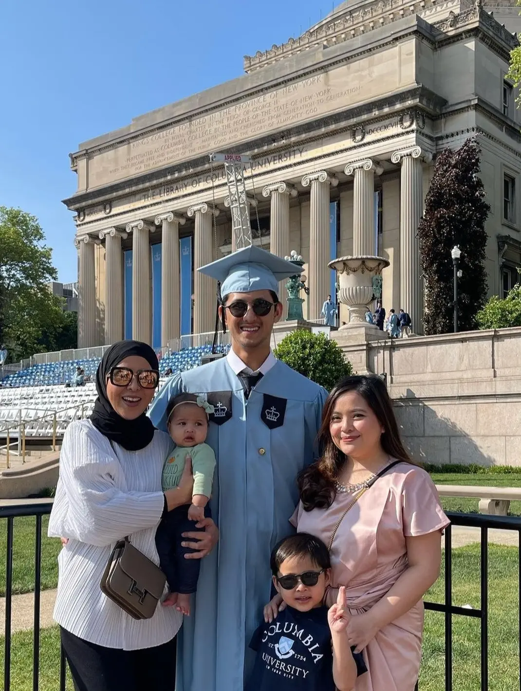 6 Potret Randy Bachtiar Suami Tasya Kamila saat Wisuda di Amerika, Senang Dihadiri Keluarga ...