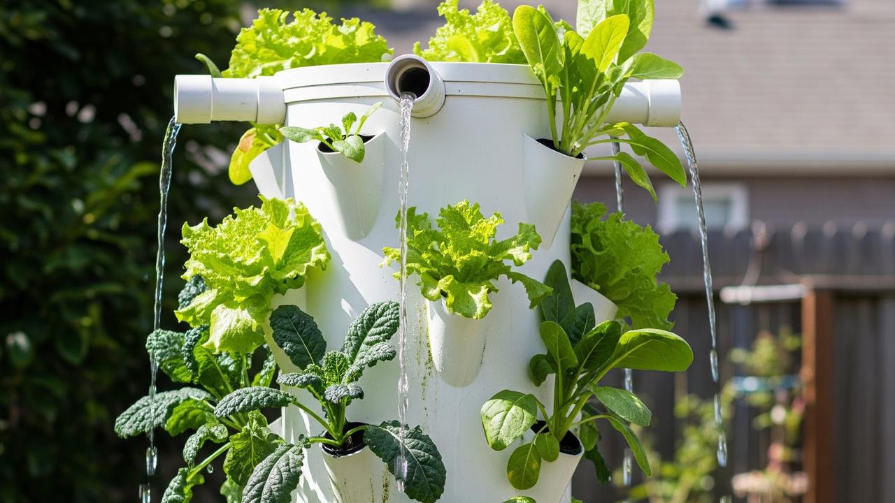 Cara Membuat Tower Garden Pipa PVC Tanpa Pompa untuk Lahan Terbatas