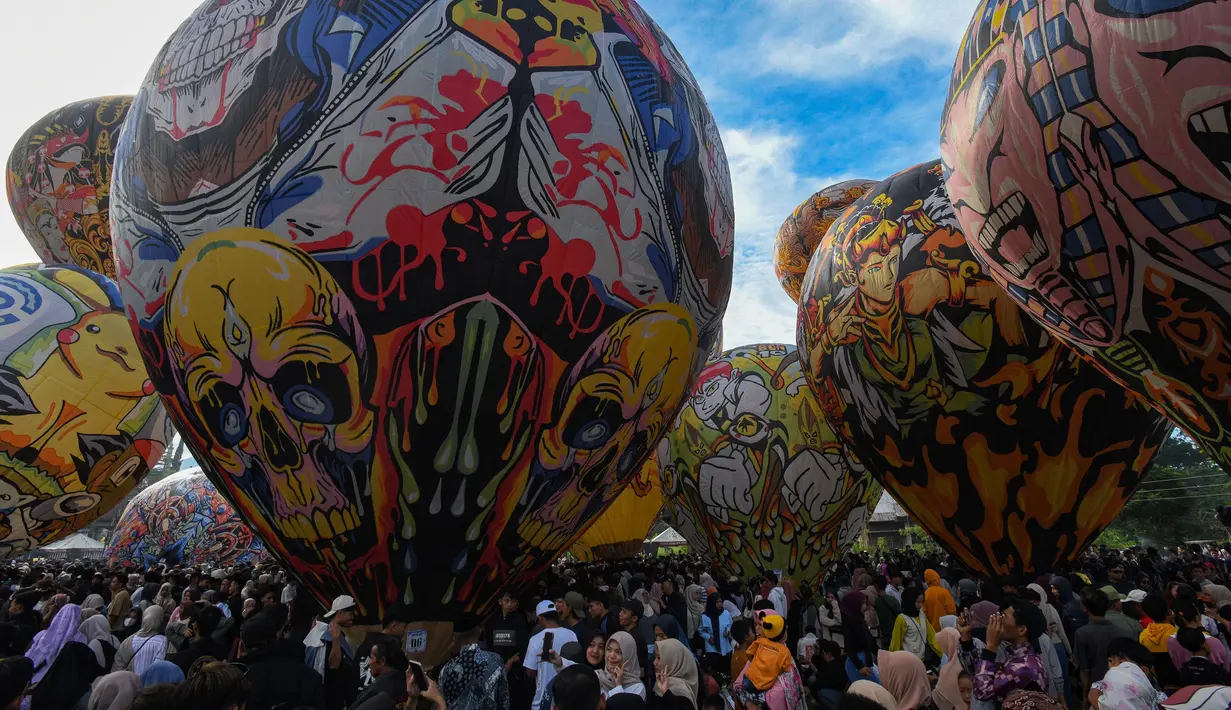 Kemeriahan Festival Balon Udara di Wonosobo - Foto Liputan6.com