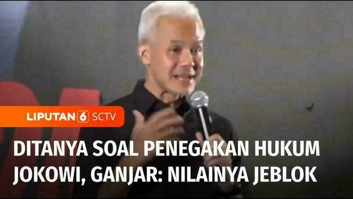Video Ganjar Pranowo Beri Rapor Merah Pada Jokowi Soal Penegakan Hukum