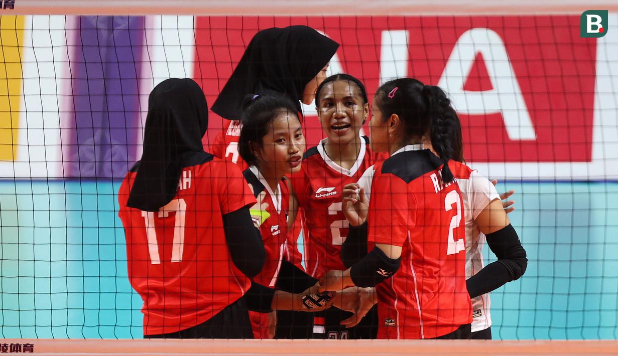 Foto: Langkah Pertama Timnas Bola Voli Putri Indonesia di SEA Games 2023 Terjegal Thailand ...