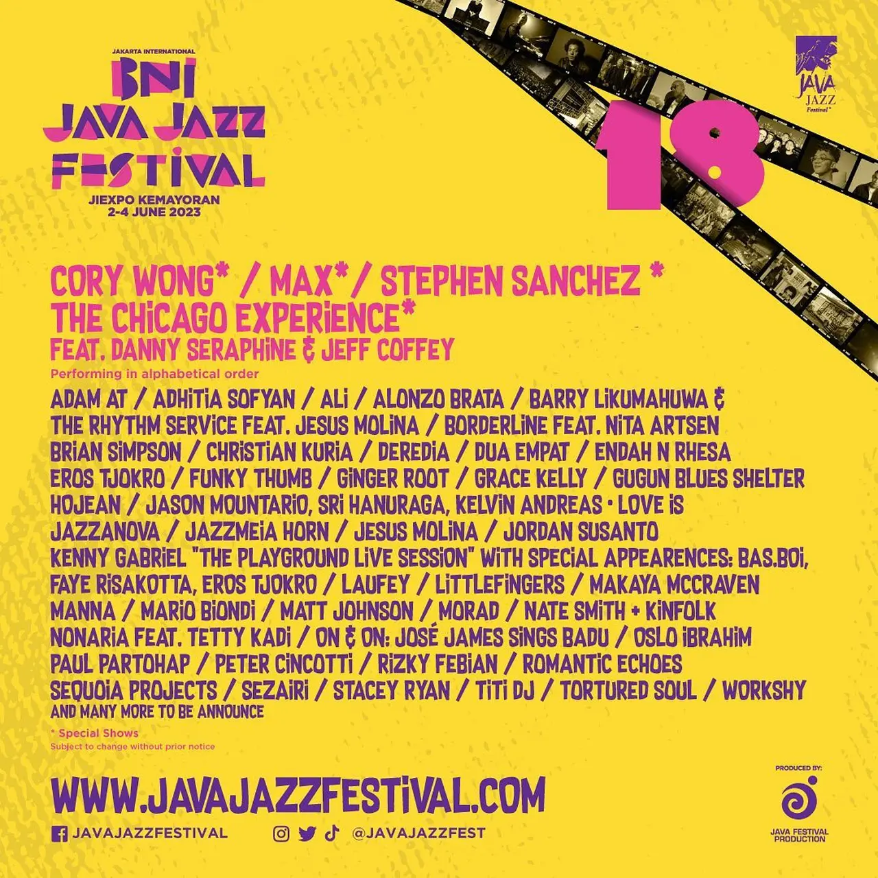 Java Jazz Festival 2023 Digelar 2--4 Juni 2023, Lebih dari 125 Musisi ...