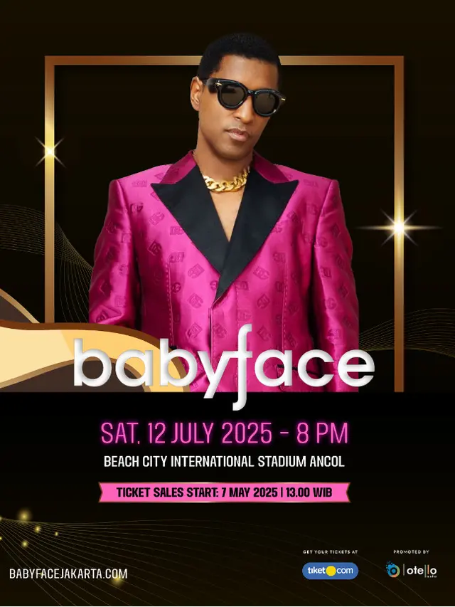 Babyface Peraih 13 Grammy Award Manggung di Jakarta 12 Juli 2025, Cek ...