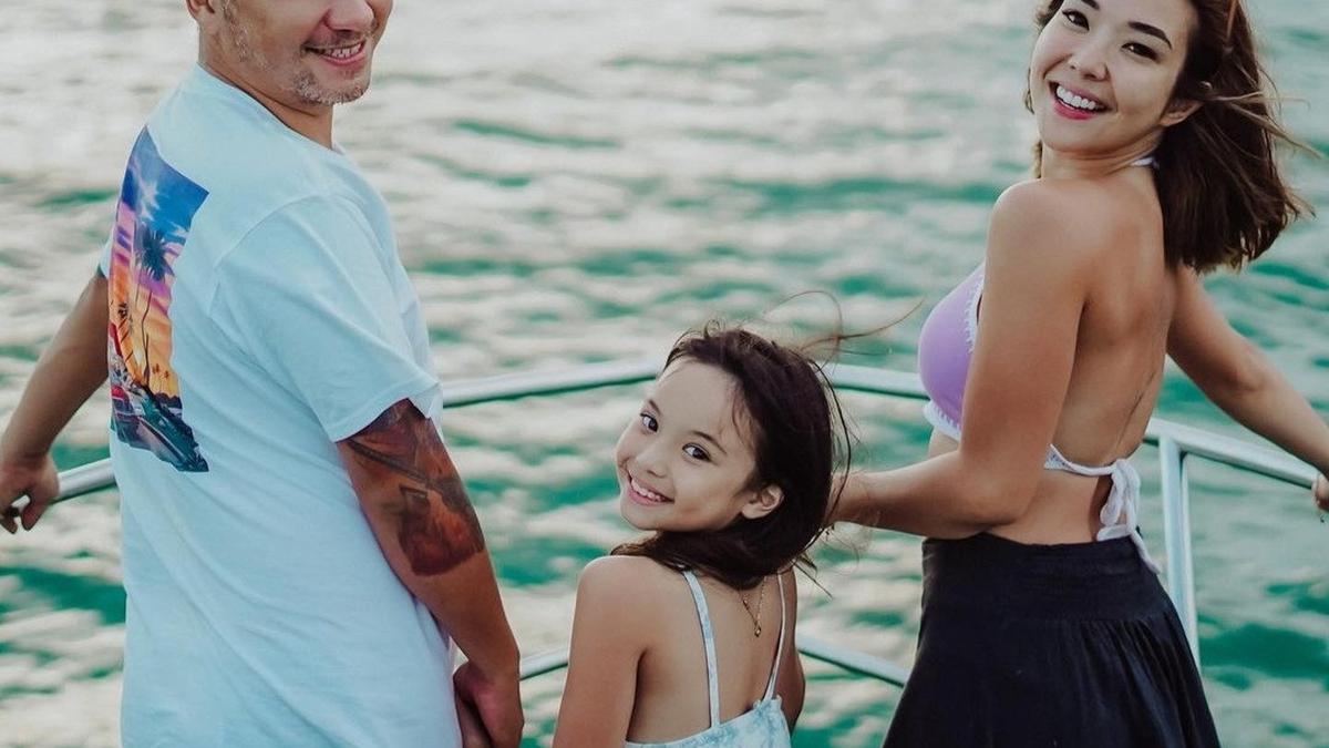 6 Potret Keseruan Gisella Anastasia dan Gading Marten Liburan di Bali, Tetap Akrab Demi Anak ...
