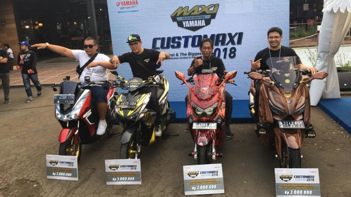 Daftar Pemenang Modifikasi Yamaha Maxi Series Tahap Pertama - Otomotif ...