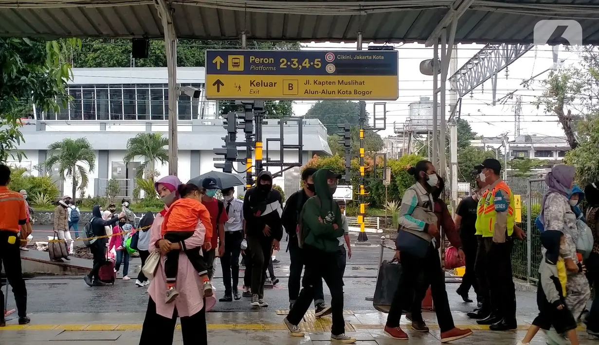 Rencana Pembangunan Skybridge Stasiun Bogor - Foto Liputan6.com