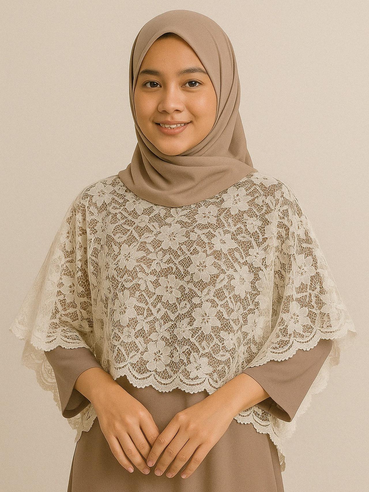 8 Inspirasi Model Outer Brokat Panjang dan Pendek Terbaru 2025, Pilihan ...