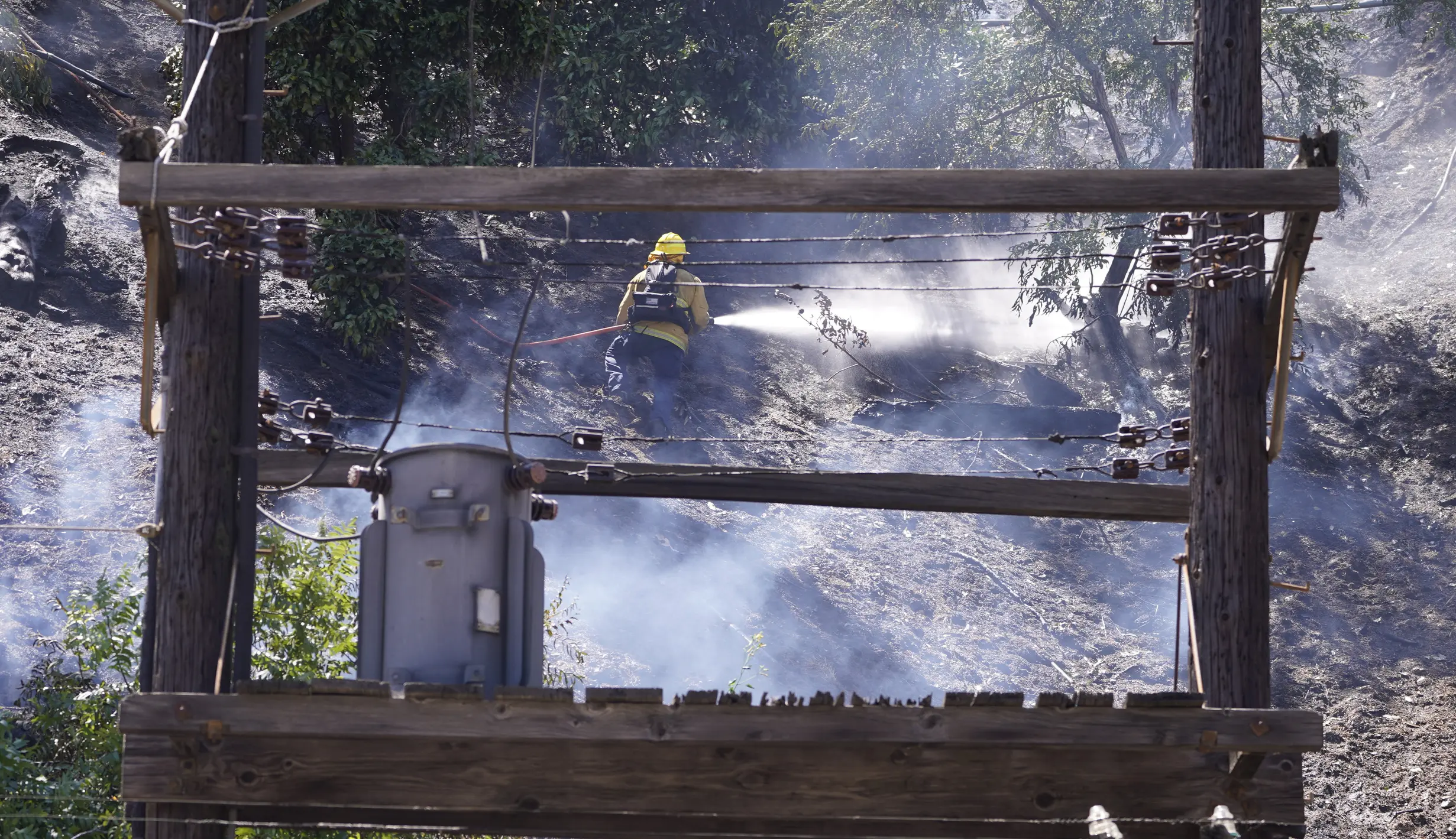 Aksi Petugas Pemadam Kebakaran Padamkan Api Empat Hektar Lahan di ...