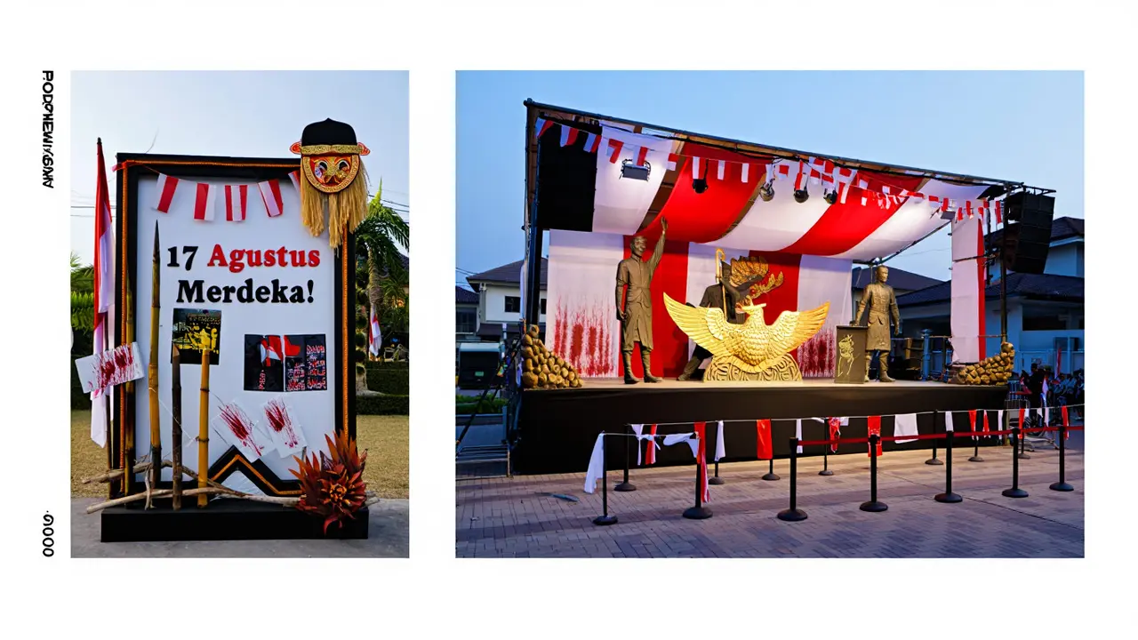 8 Dekorasi Panggung 17 Agustus Simple Elegan untuk Acara di Desa hingga ...