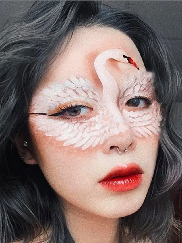 Modal Makeup, Wanita Ini Ciptakan Ilusi Optik Menakjubkan - Citizen6 ...