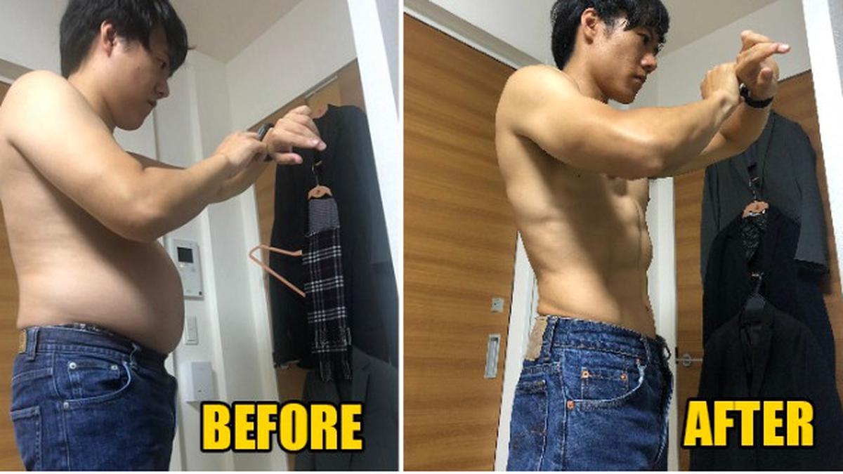 Rutin Olahraga Tiap Hari Selama 4 Menit, Pria Buncit Sukses Miliki ...