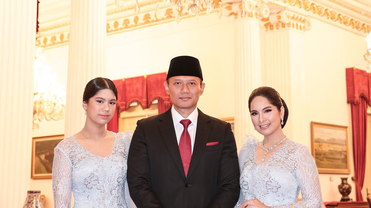 Tampilan Kembar Annisa Pohan dan Almira Tunggadewi dengan Makeup Soft Glam di Pelantikan AHY ...