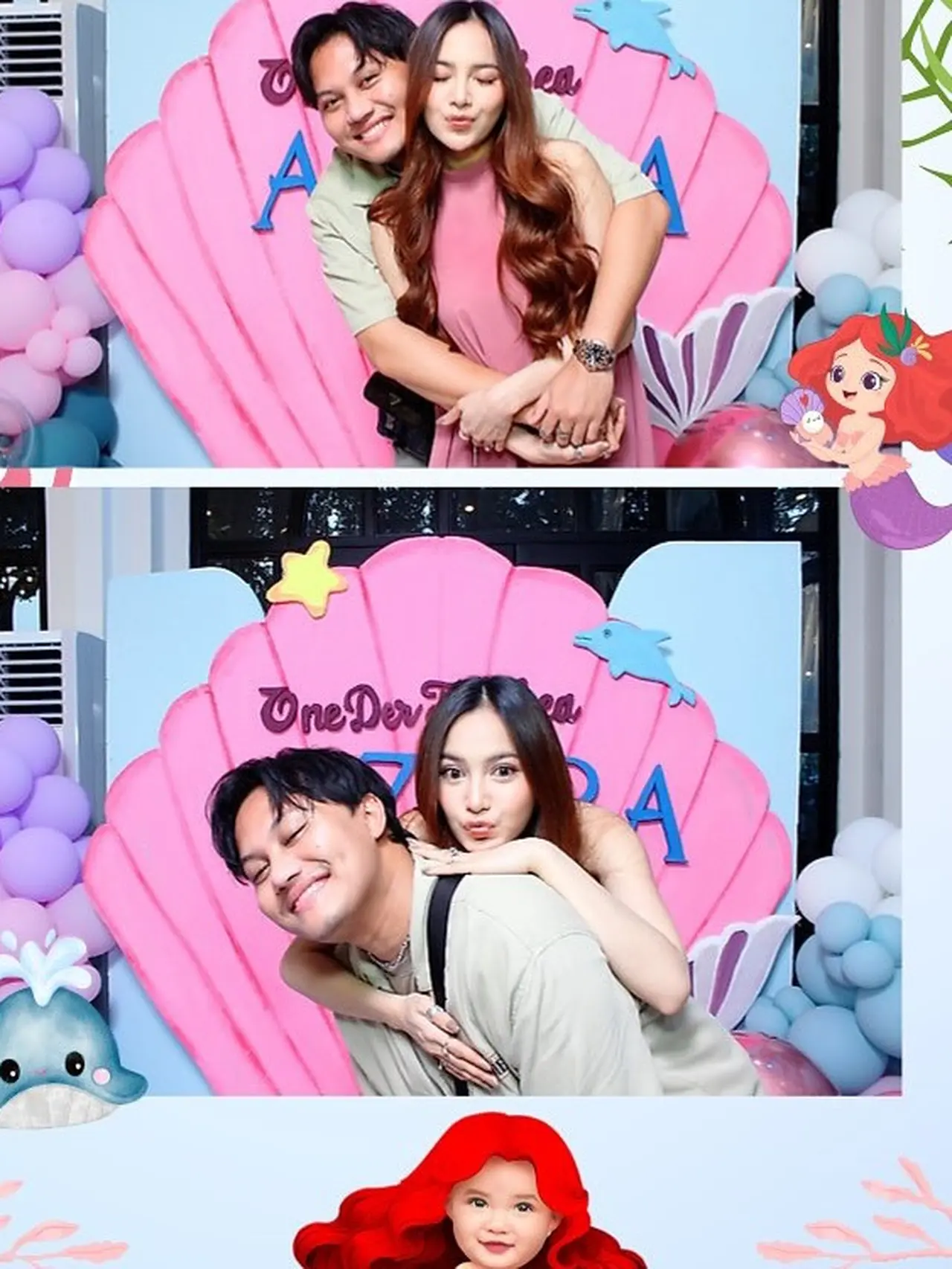 10 Potret Mahalini Pakai Mini Dress Pink di Ultah Azura, Diduga Hamil ...