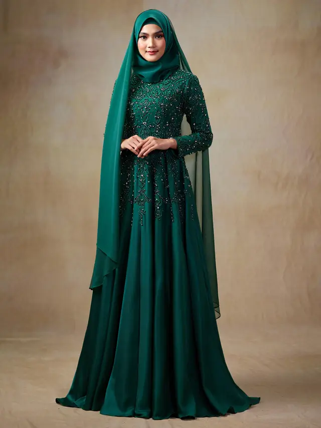10 Model Baju Gamis Pesta Pernikahan Terbaru 2025, Bikin Penampilan ...