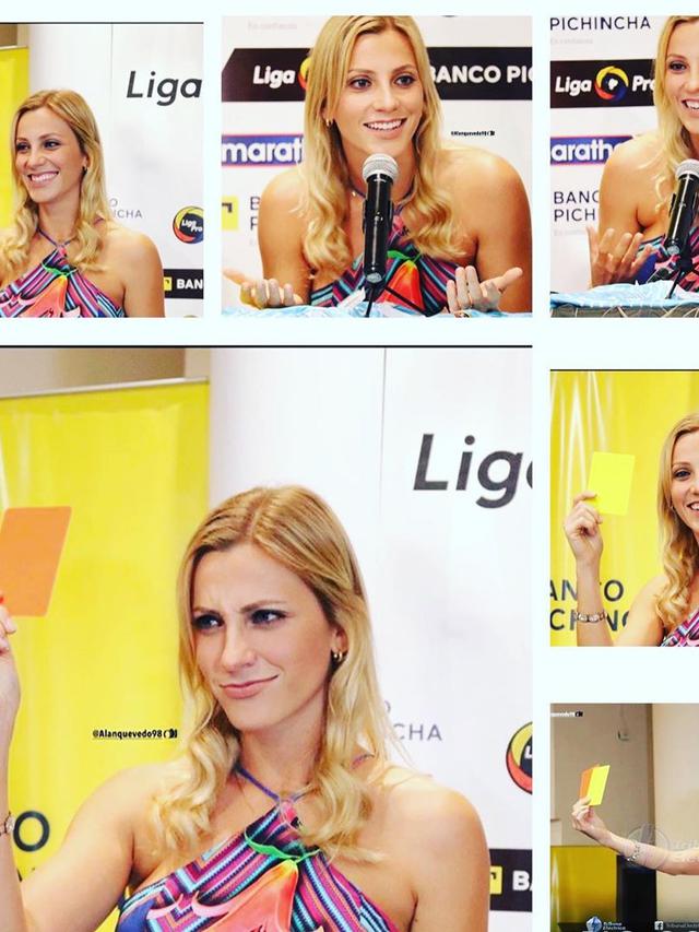 6 Potret Fernanda Colombo, Wasit Sepak Bola yang Bisa Bikin Gagal Fokus ...