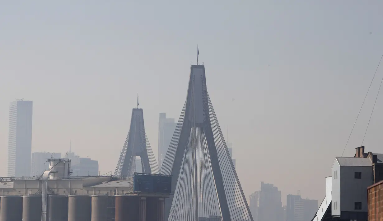 Kabut Asap Menyelimuti Landmark Sydney - Foto Liputan6.com