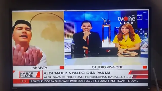 Tingkah Aldi Taher Saat Live di TV Jadi Trending Topic, dari Nyanyi Yellow sampai Pimpin Baca Al ...