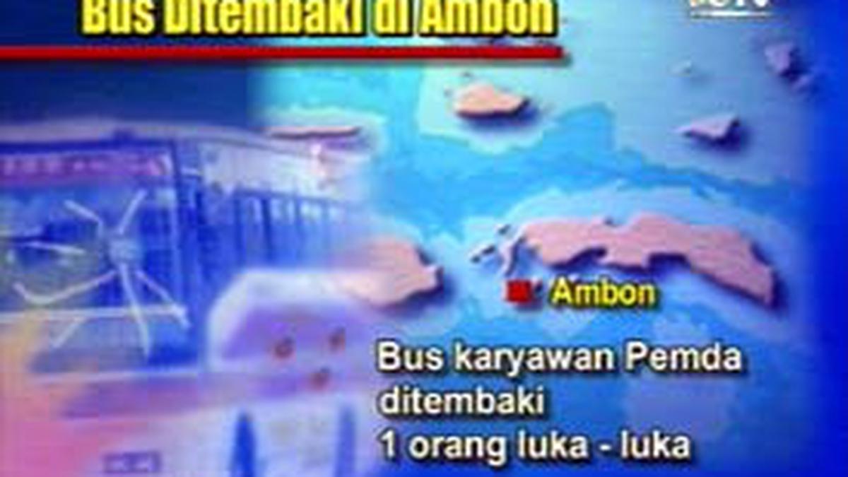 Bus Pemkot Ambon Ditembaki - News Liputan6.com