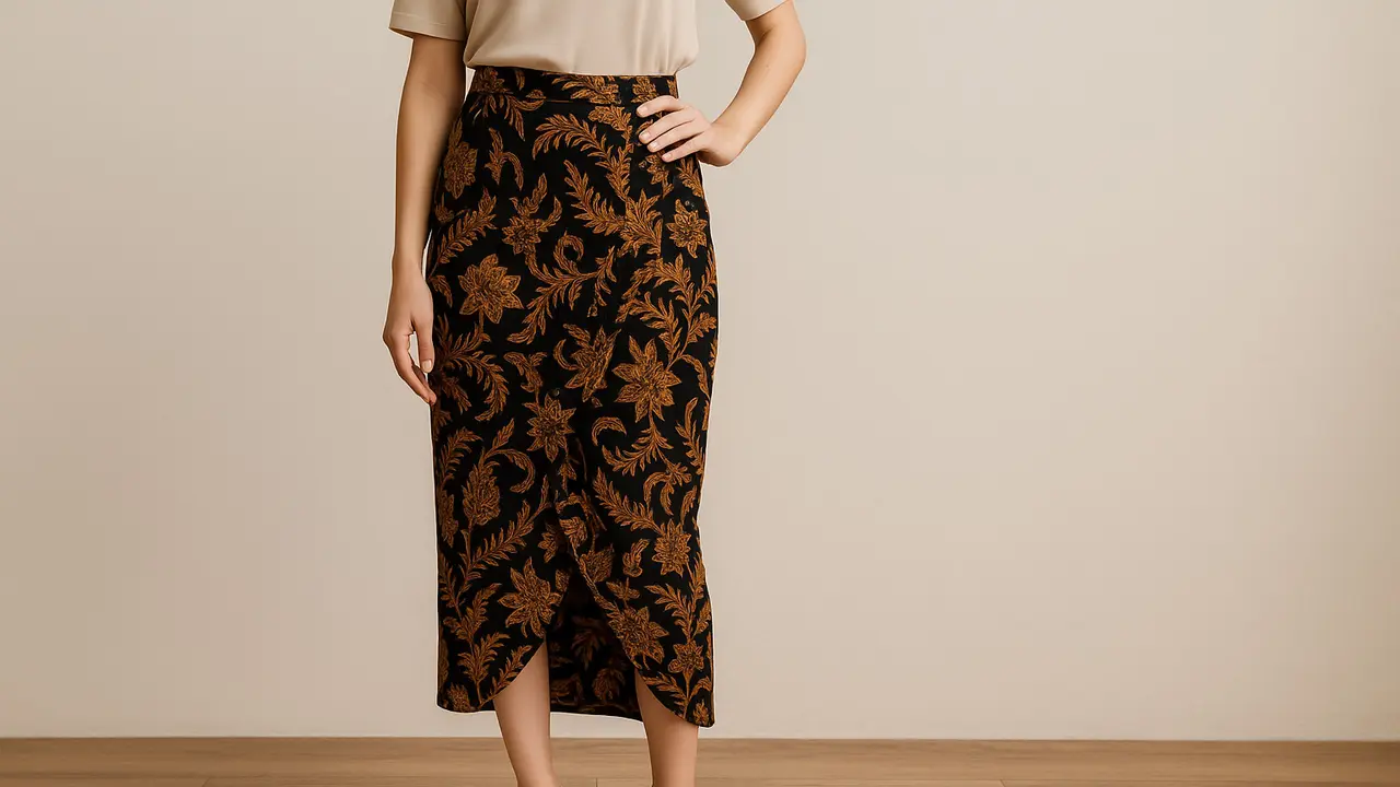 7 Inspirasi Model Rok Span Batik yang Unik dan Cantik, Pilihan Outfit ...