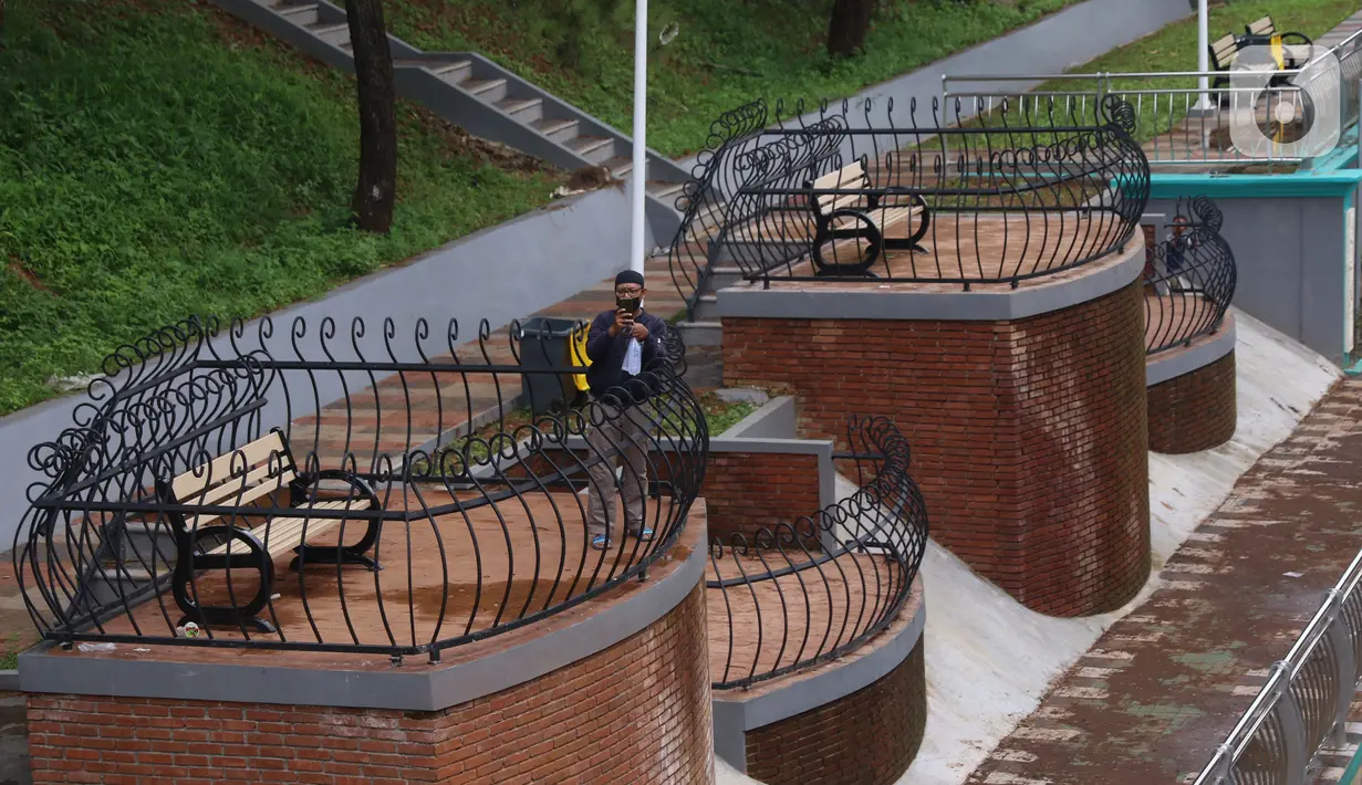 FOTO: Begini Wajah Baru Taman Kota di Tangerang Selatan - Foto Liputan6.com