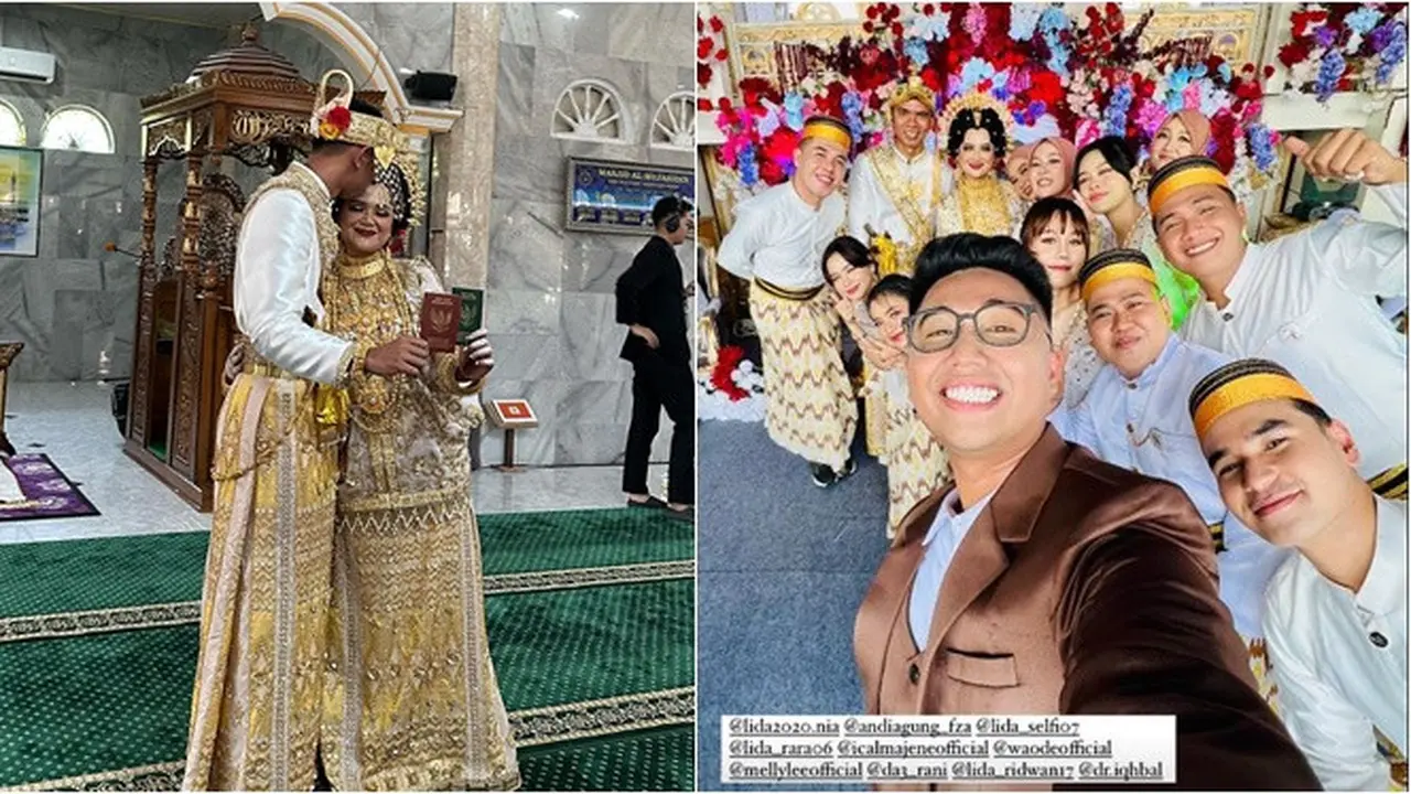7 Potret Pedangdut di Pernikahan Nia LIDA, Lady Rara dan Melly Lee Jadi ...