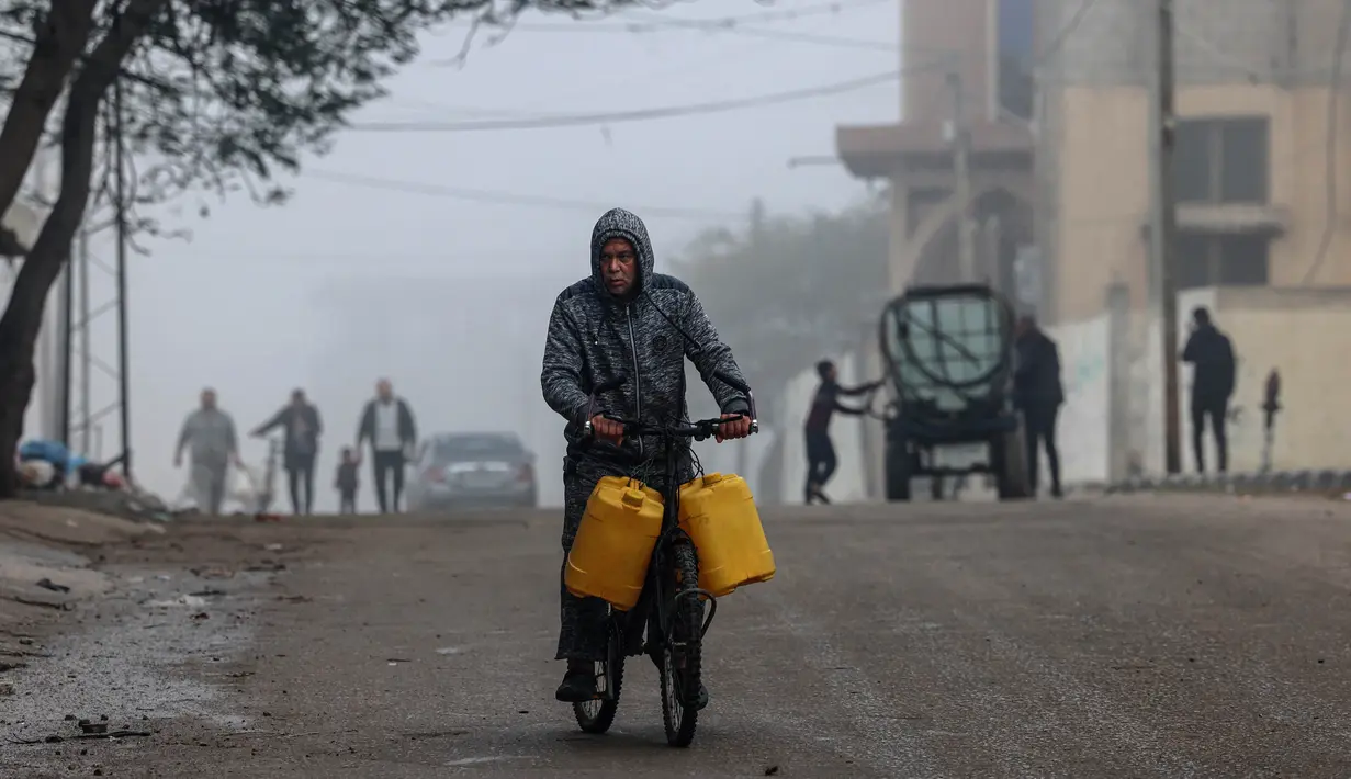 Potret Kondisi Pengungsi Palestina di Kota Rafah - Foto Liputan6.com