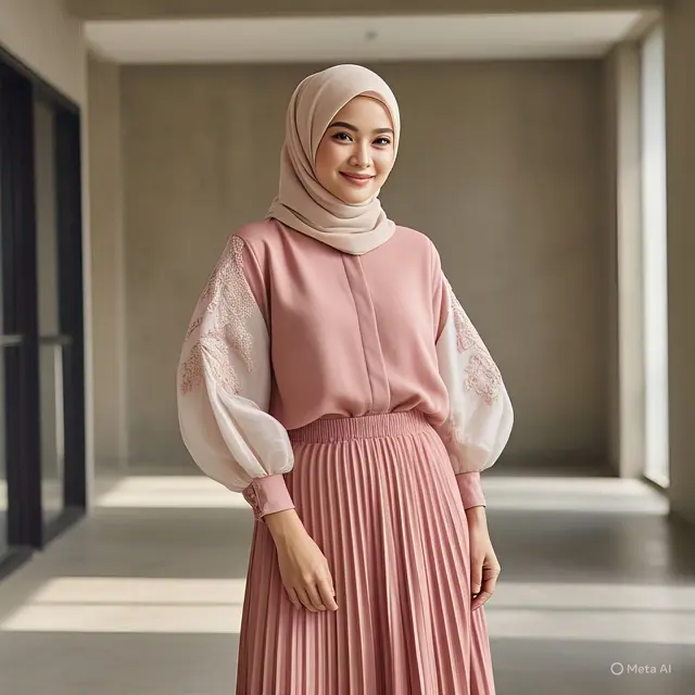 Model Baju Muslim Setelan Rok Terbaru 2025, Tampil Modis dan Nyaman ...