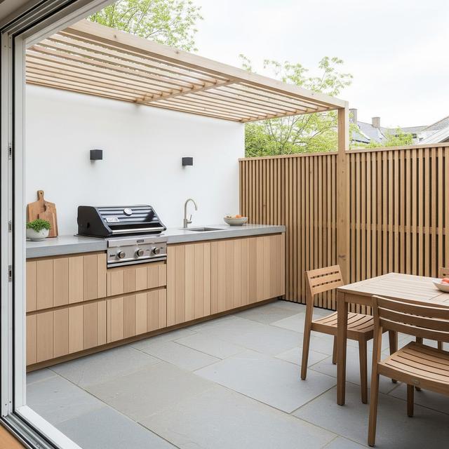8 Desain Halaman Belakang Rumah Kecil Sederhana dengan Dapur yang ...