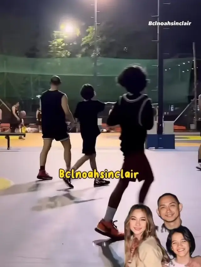 Potret Kebersamaan Tiko Aryawardhana Suami Baru BCL dengan Noah Sinclair, Main Basket Bareng Bak ...