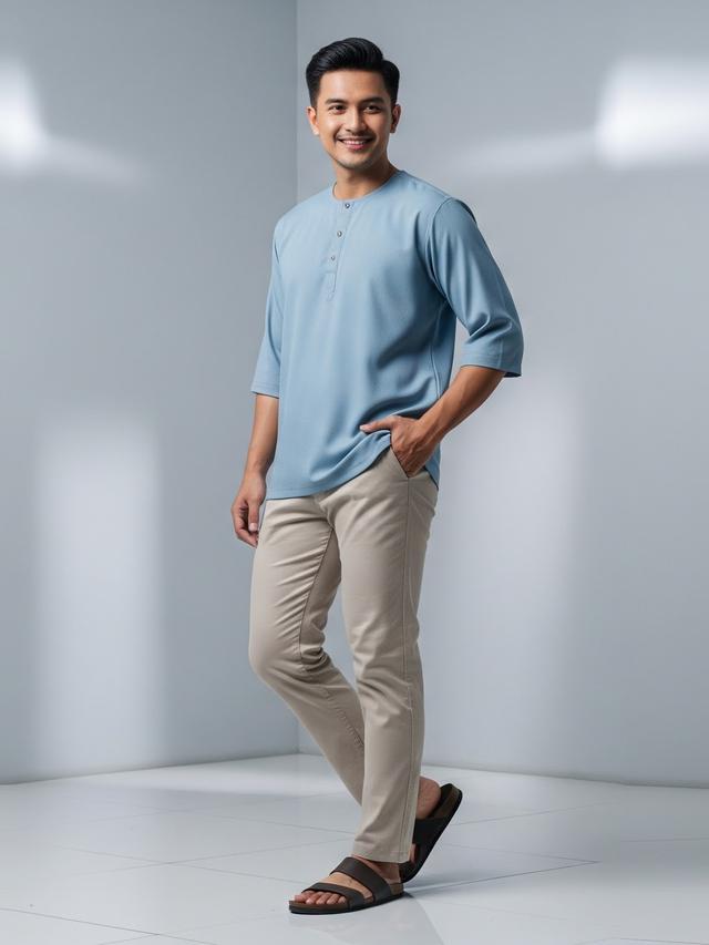 8 Model Outfit Cowok Simpel Tapi Keren untuk Silaturahmi Lebaran 2026