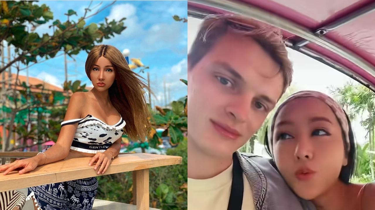 7 Momen Lucinta Luna dan Alan Liburan di Thailand, Pamer Warna Rambut Baru